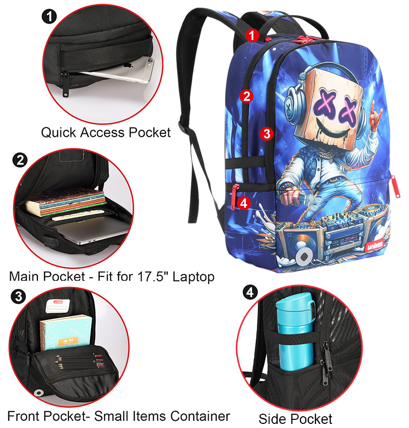DJ Graffiti Backpack - Uniker Bags